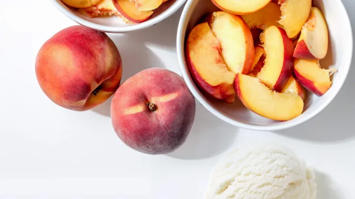 Peaches a la mode | Blue Cross MN